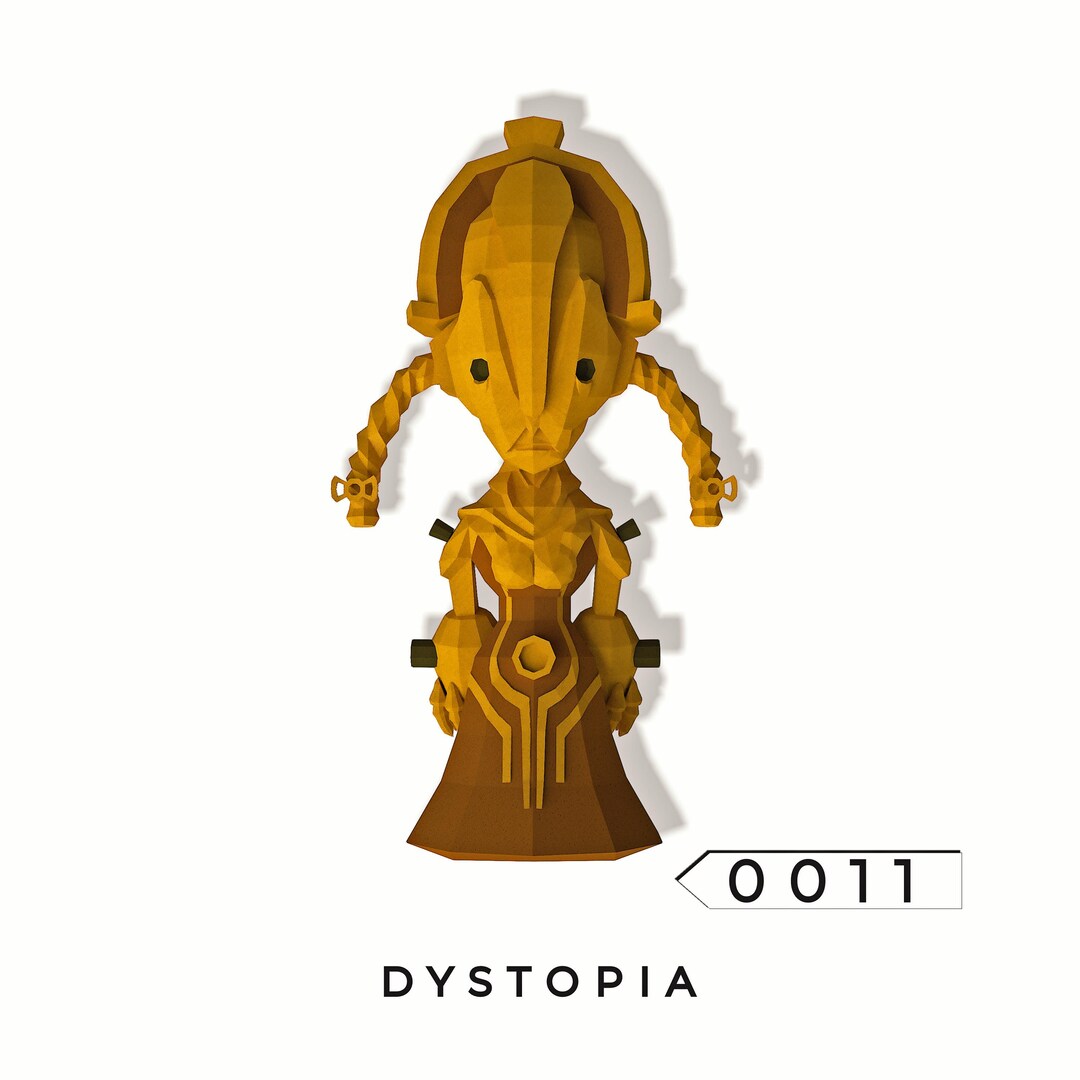 Horror Papercraft 3D Sculpture PDF, SVG, DXF Files Digital Download ...