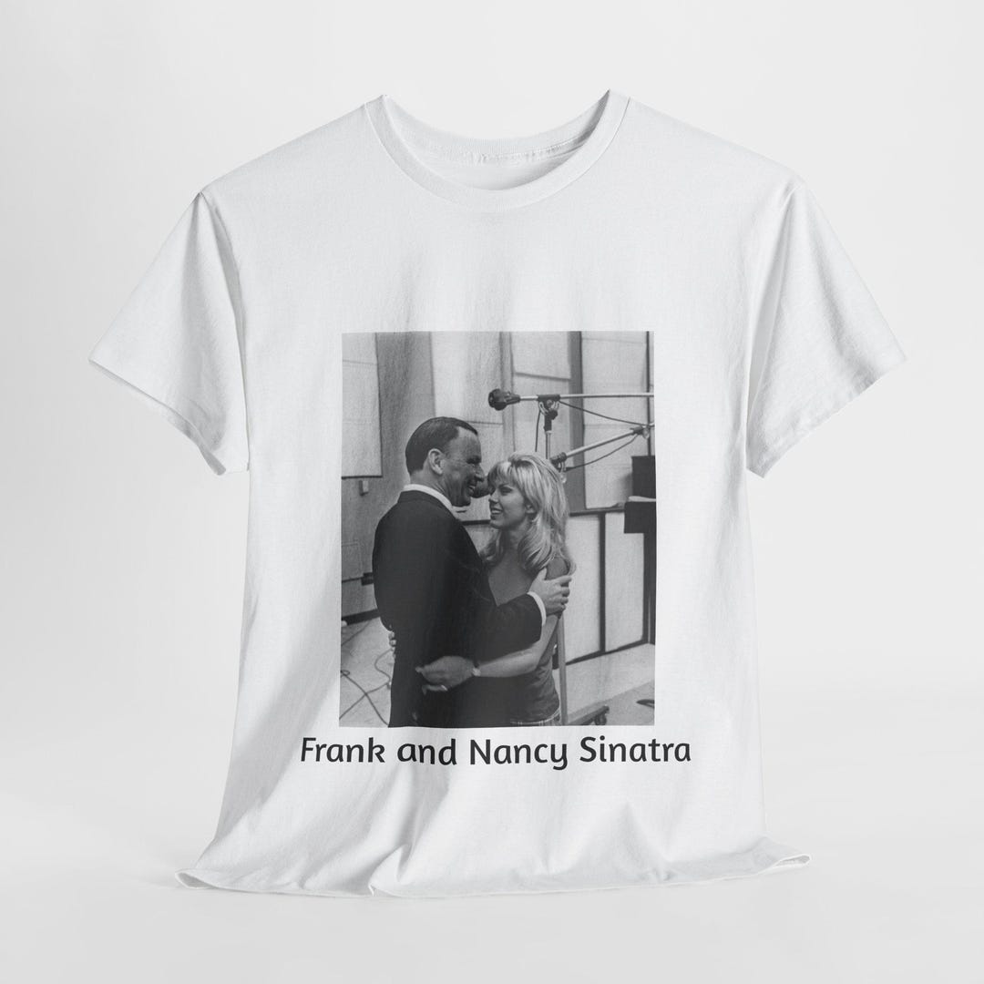 Frank Sinatra and Nancy Sinatra Vintage Tee Available in White-sand ...