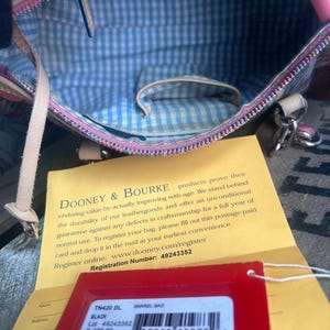 Black Plaid Y2K Dooney and Bourke Barrel Bag - Etsy