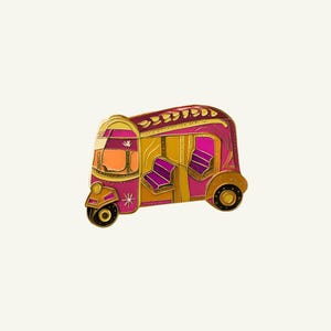 Pakistan Truck Art Sticker: Desi Tuk Tuk, Vibrant Rickshaw Decal (3x3 ...