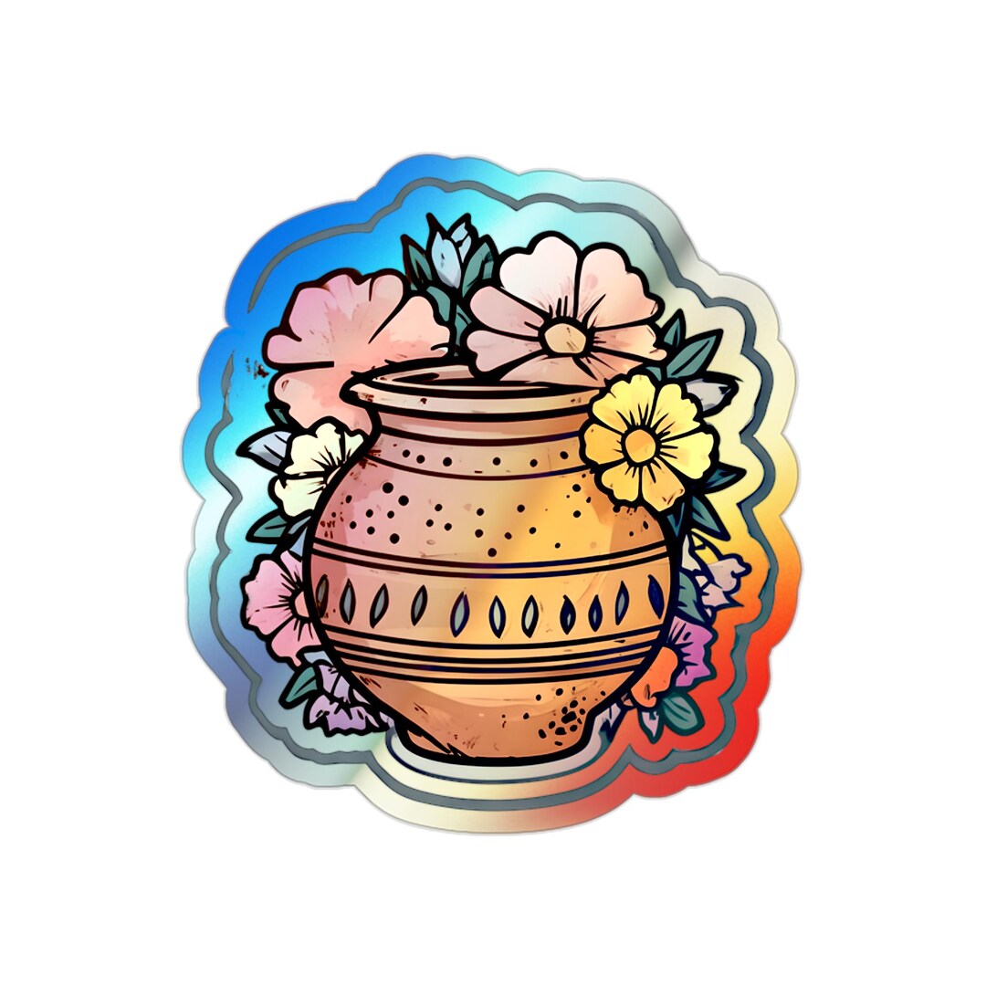 Vibrant Holographic Die-cut Sticker - Handi: A Taste of Tradition, A ...