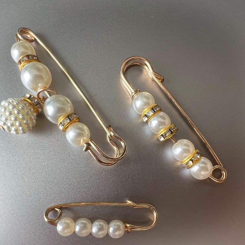 Vintage Style Safety Pin - Etsy