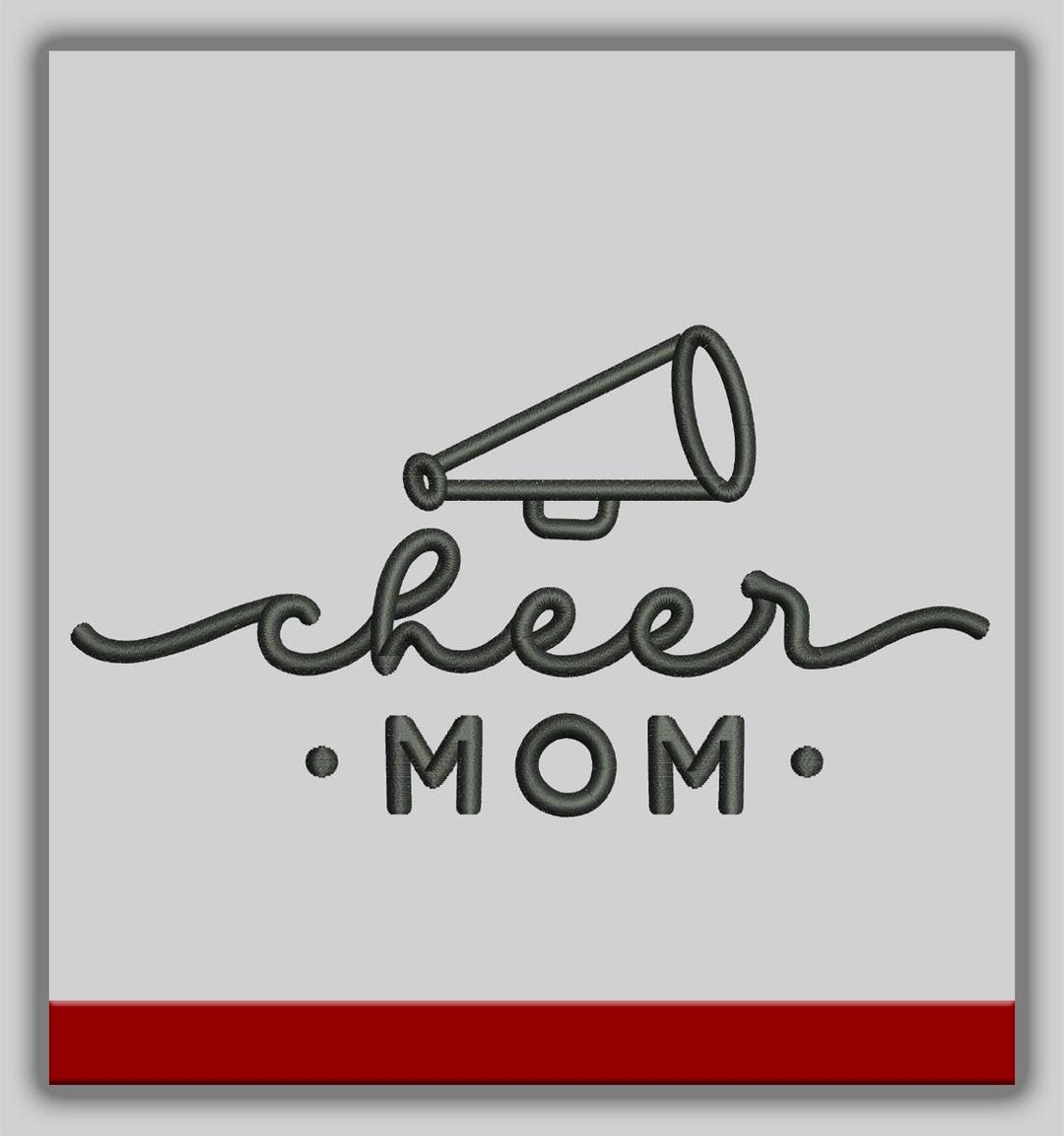 Cheer Mom Embroidery Design – Digital Download - Etsy