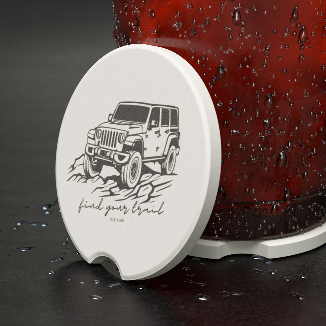Jeep Love Soapstone Car Coaster, Gift for New Jeep Owner, Best Gift for ...