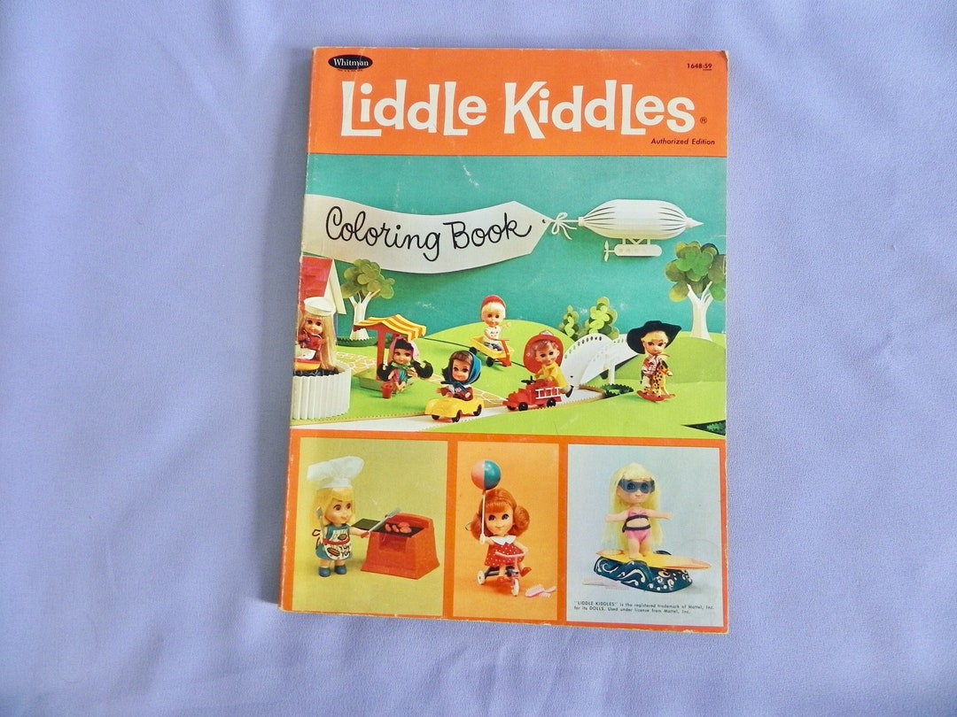 Vintage Liddle Kiddles Colouring Book 127 Pages - Etsy