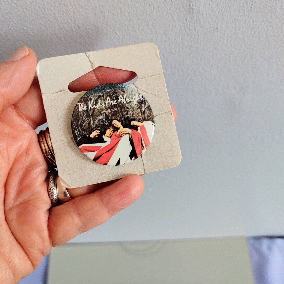 Vintage the Who Button Mod Kids Are Alright Badge Pin Back - Etsy