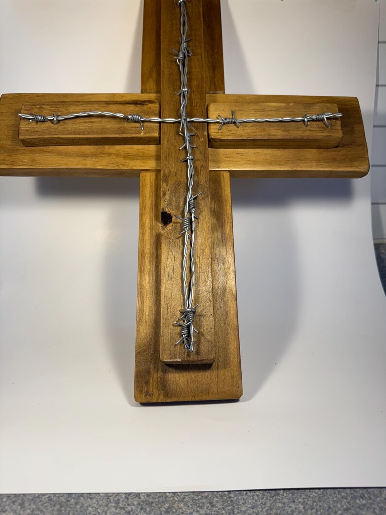 Large Cross With Barbed Wire - Etsy