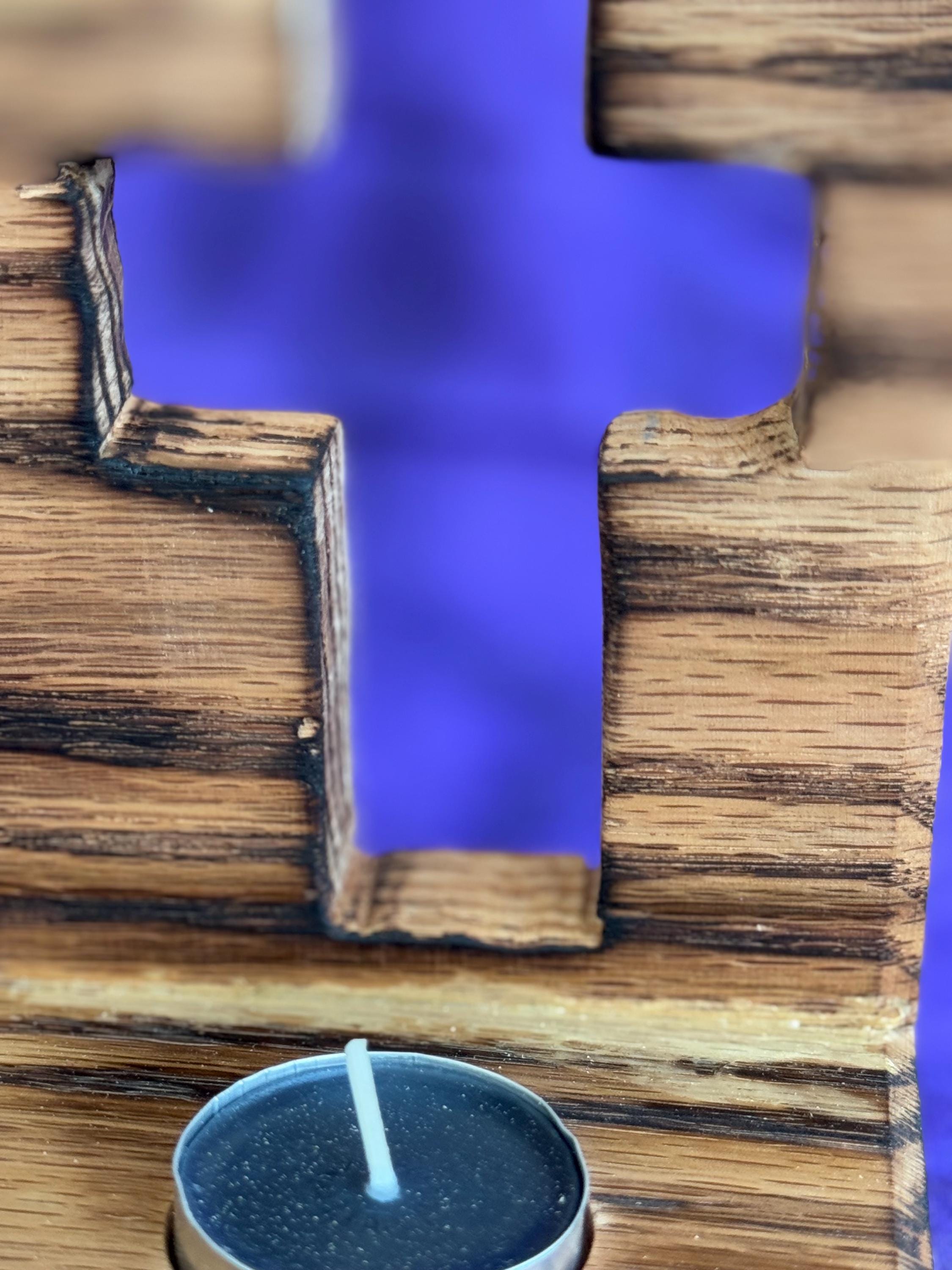 Handmade Wood Christian Cross Display Stand - Etsy