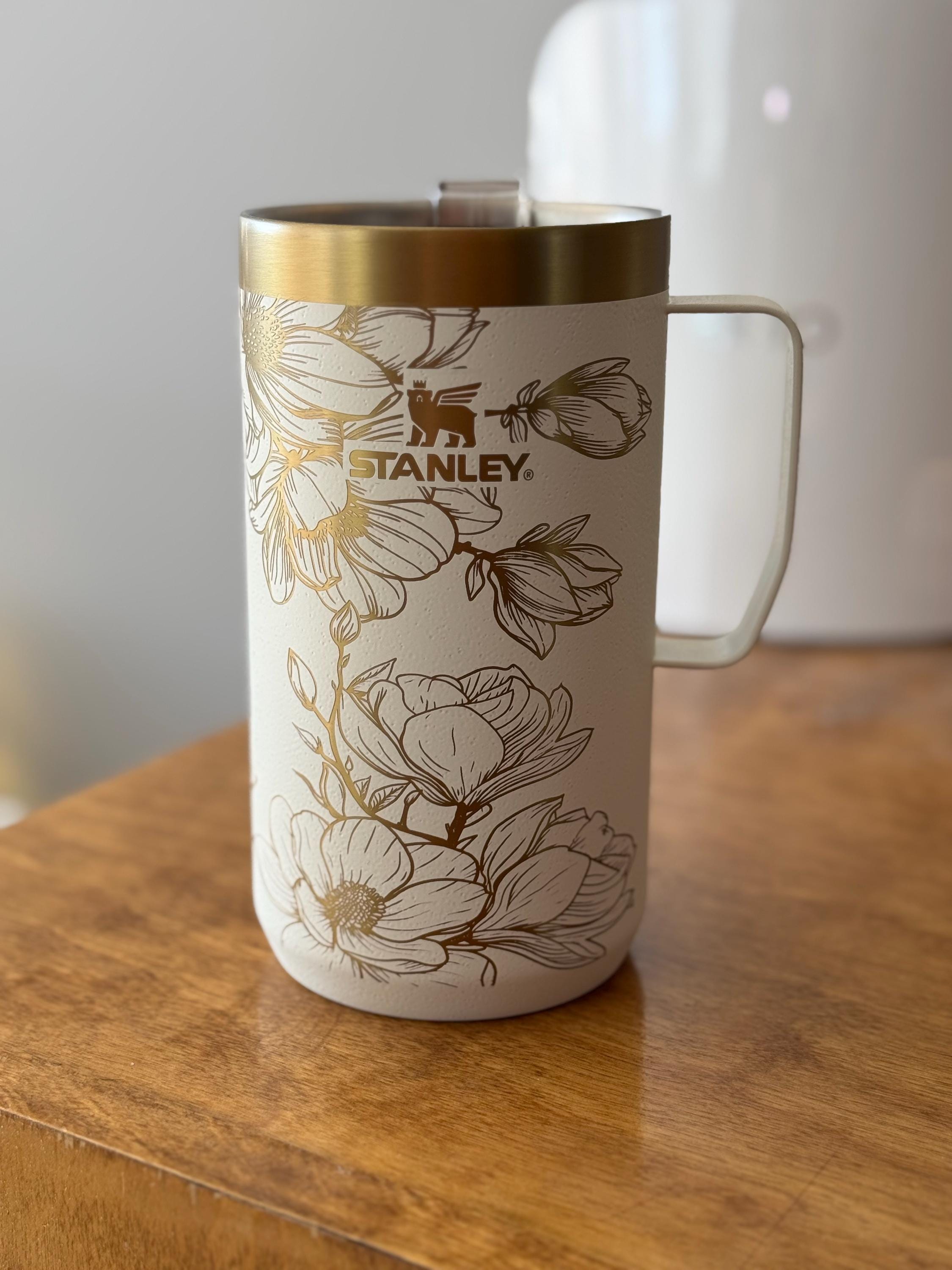 Magnolia Engraved Stanley 24oz Camp Mug - Etsy
