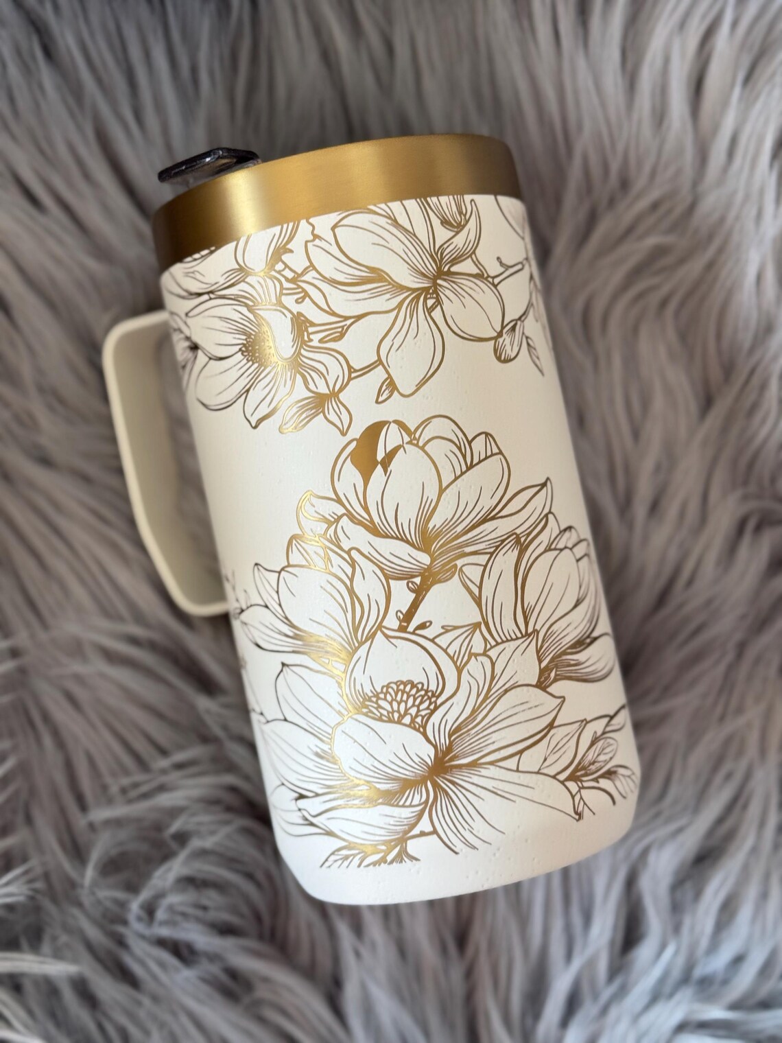 Magnolia Engraved Stanley 24oz Camp Mug - Etsy