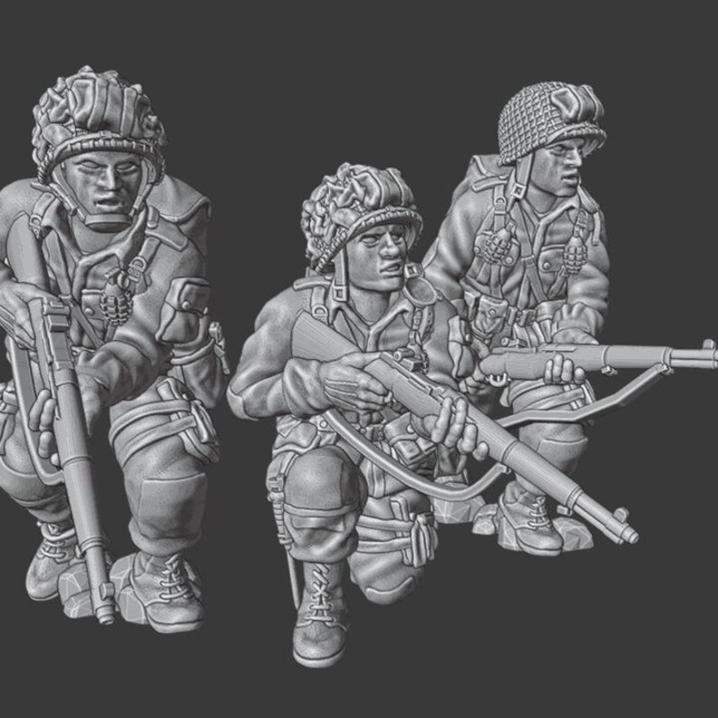 28mm WW2 US Paratroopers Rifle Team 1 - Etsy