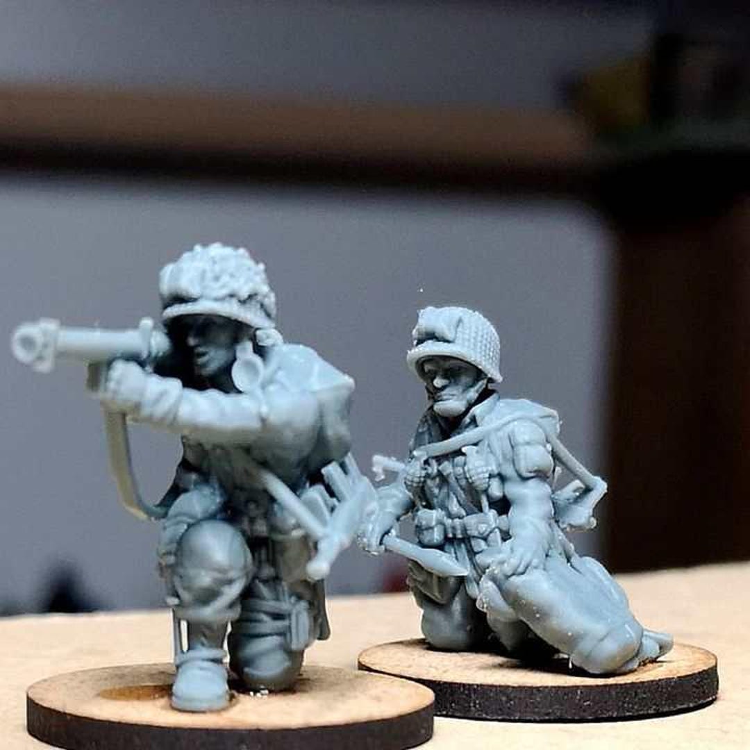 28mm US Paratroopers Bazooka Team Firing - Etsy