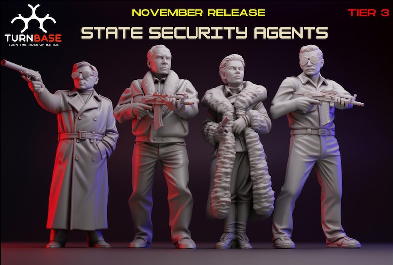 28mm Modern State Security Agents - Etsy
