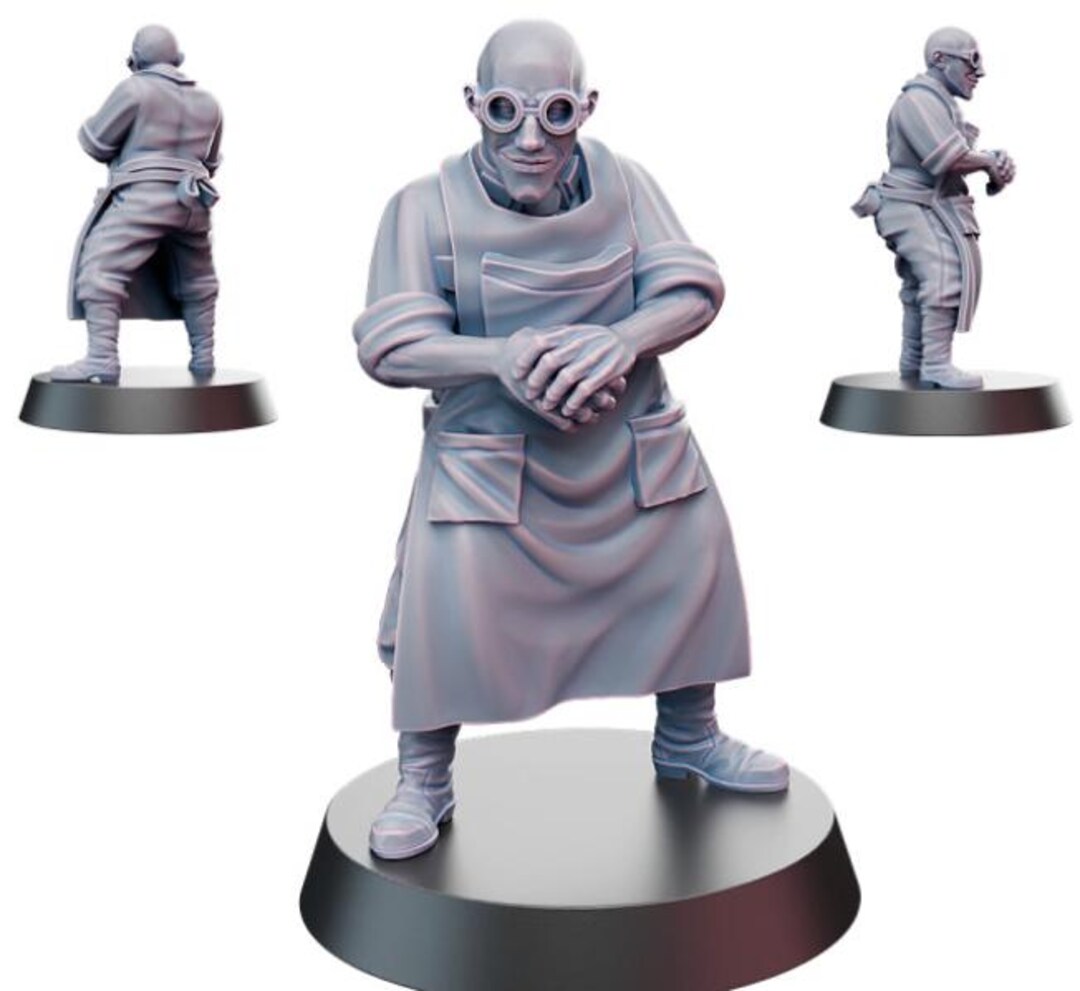 28mm WW2 German Scientist B - Etsy
