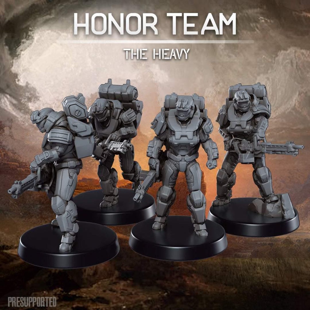 32mm Honor Team, the Heavy - Etsy