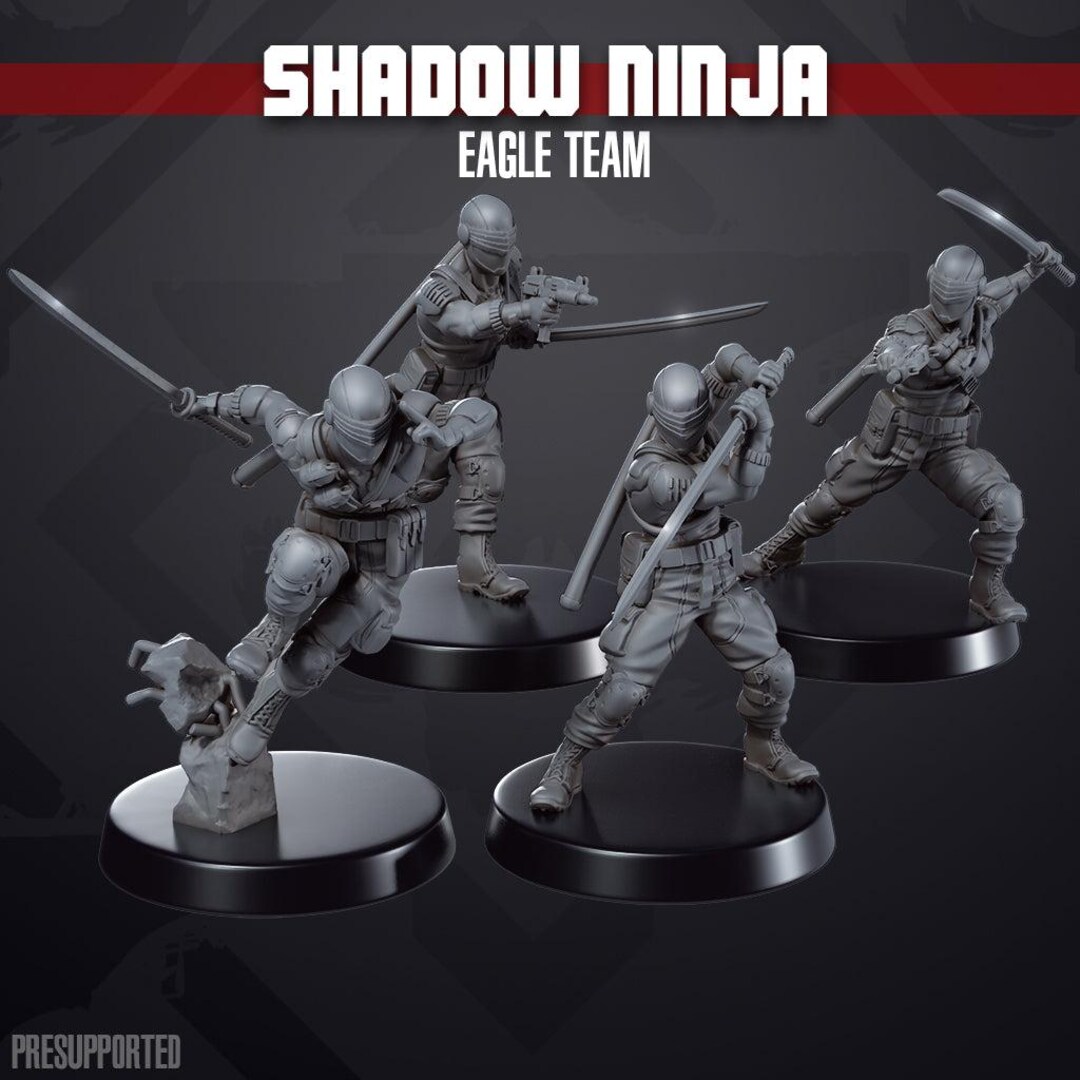 32mm Shadow Ninja - Etsy