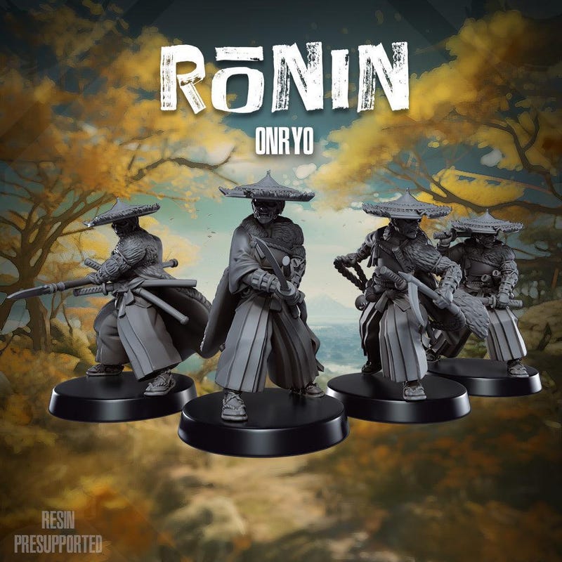 Samurai Ronin 32mm - Etsy
