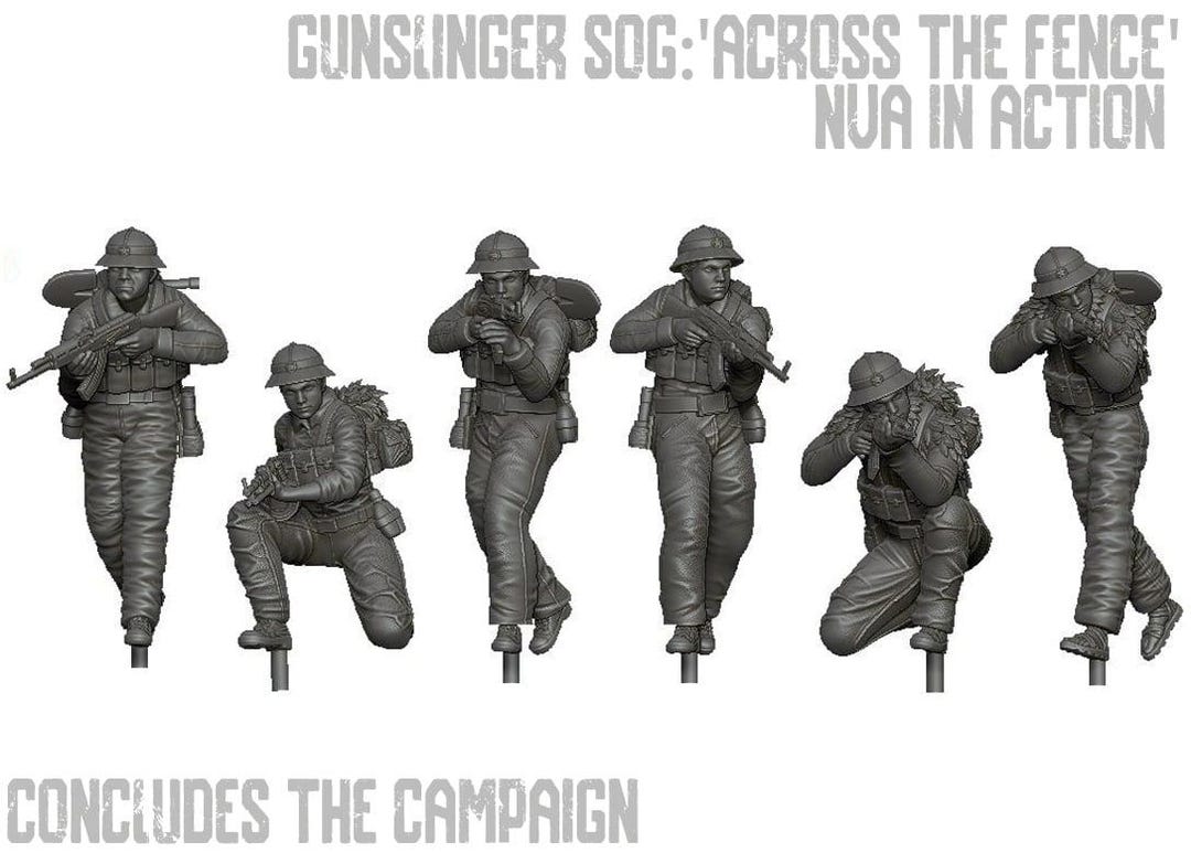 28mm Modern NVA in Action - Etsy