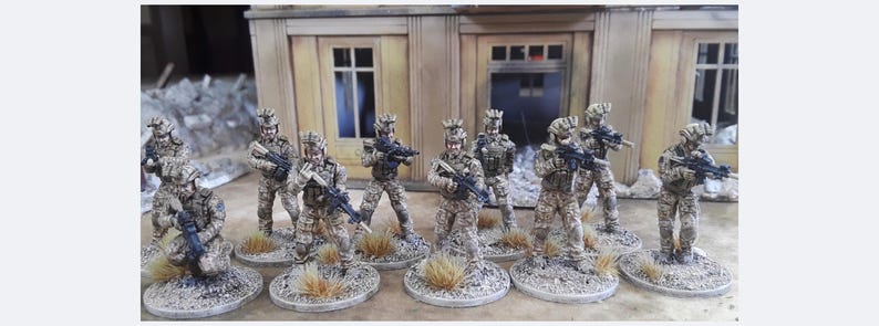 28mm US NAVY SEALS Special Forces |miniature | Wargaming | 28mm ...