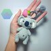 Crochet Koala Keychain PDF Pattern | Amigurumi Tutorial for Beginners ...