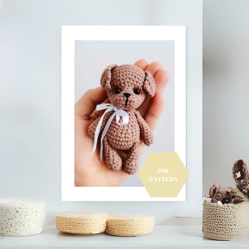 Crochet Mini Dog Pattern PDF | Amigurumi Dog Tutorial | DIY Dog Plushie ...