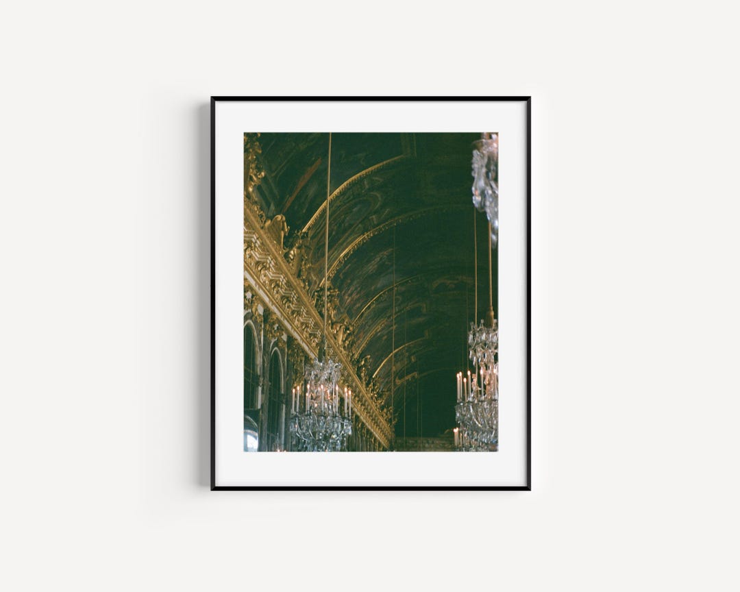 Palace of Versailles, France - Hall of Mirrors | 35mm Film Print - Etsy