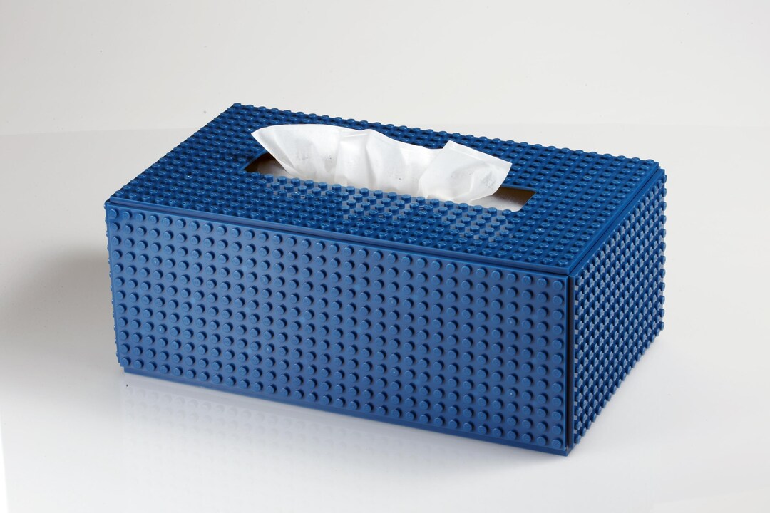 Lego-compatible Tissue Box Cover: Customizable Brick Decor - Etsy
