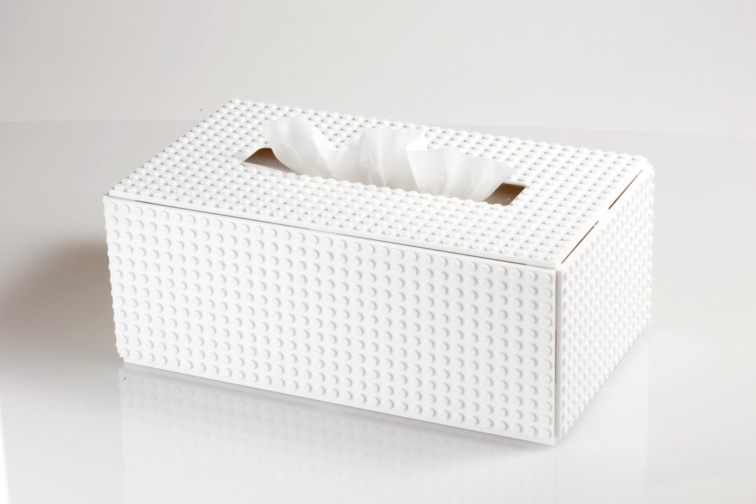 Lego-compatible Tissue Box Cover: Customizable Brick Decor - Etsy