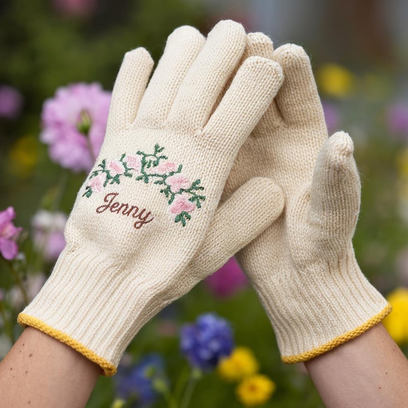 Embroidered Gloves - Etsy