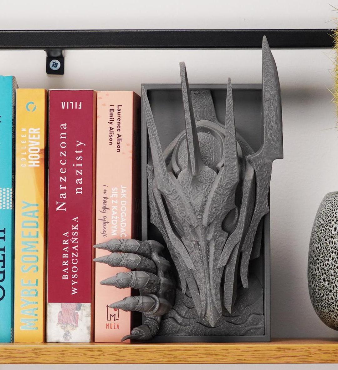 Sauron Book Nook (the Lord of the Rings) 3D Printed Book Corner, Unique ...