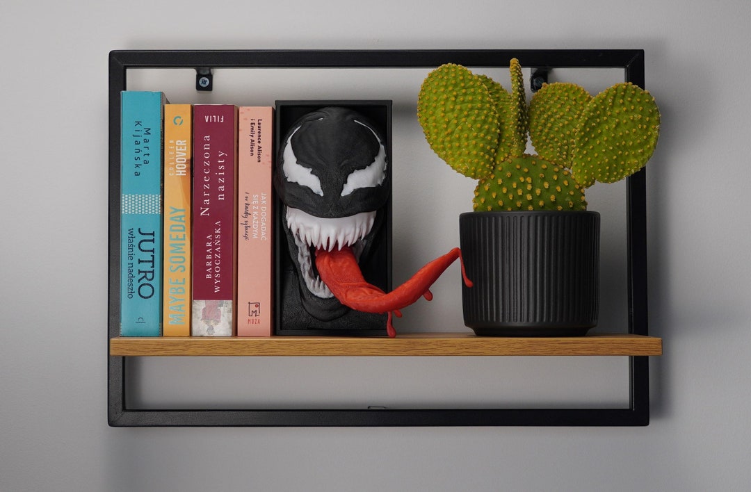 Venom Book Nook - 3D Printed Book Corner, Unique Fantasy Decor, Perfect ...