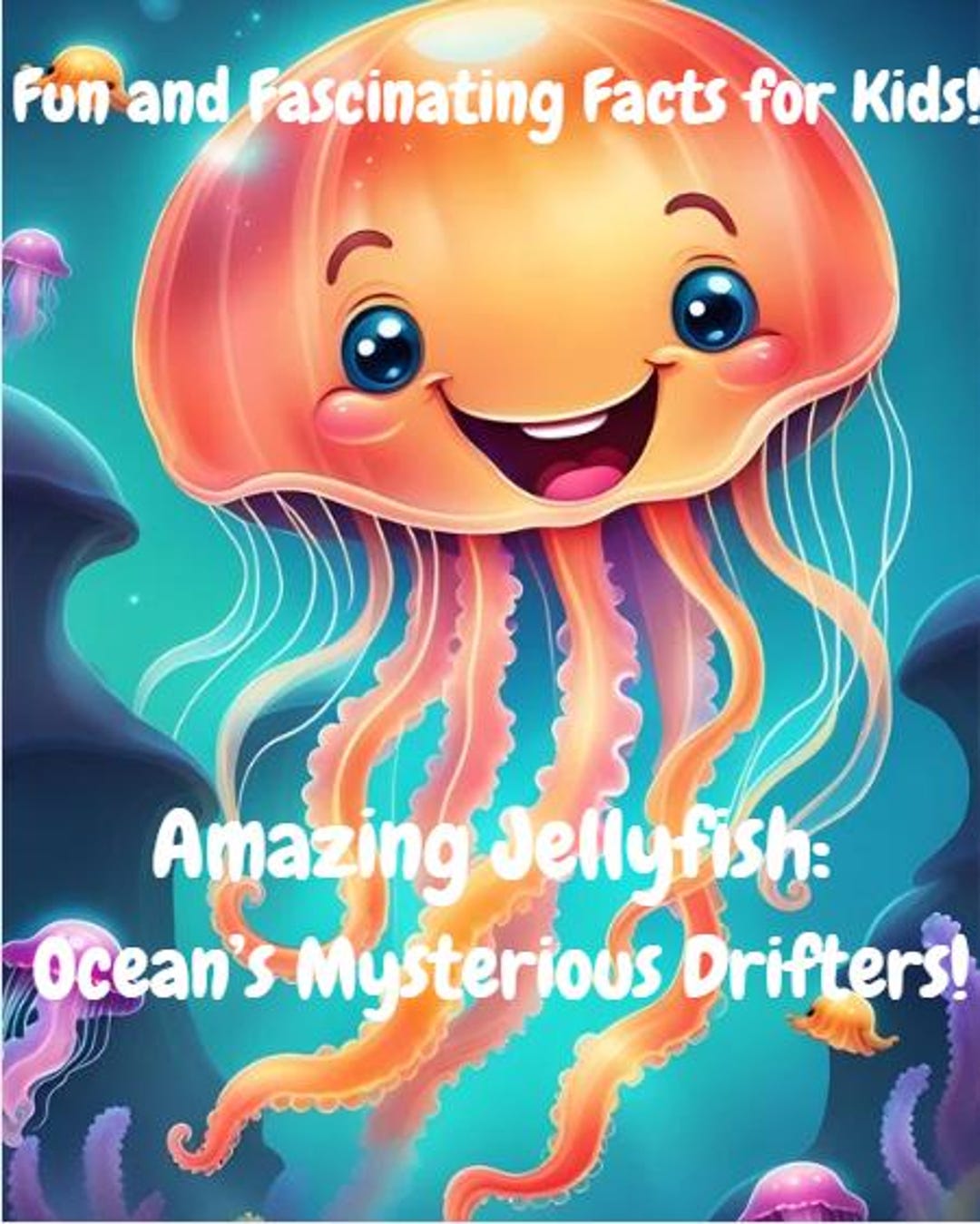 Jellyfish - Educational Audio Flipbook for Kids | Fun Facts for Kids - Etsy
