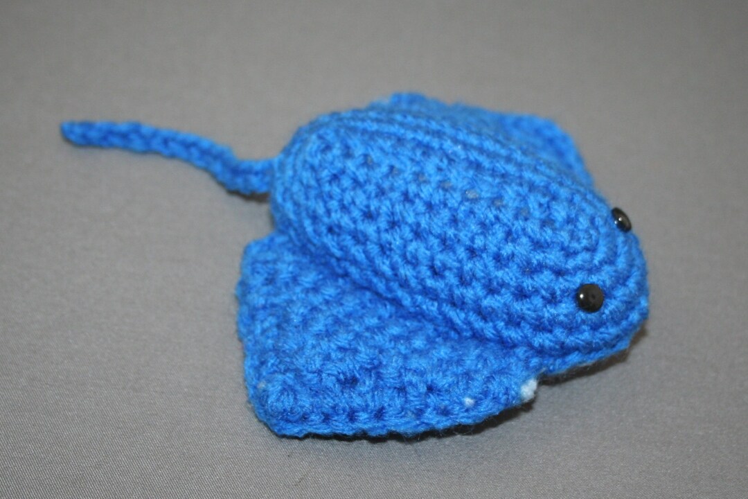 PDF Pattern Little Sting Ray Amigurumi Crochet Softie Ocean Creature - Etsy