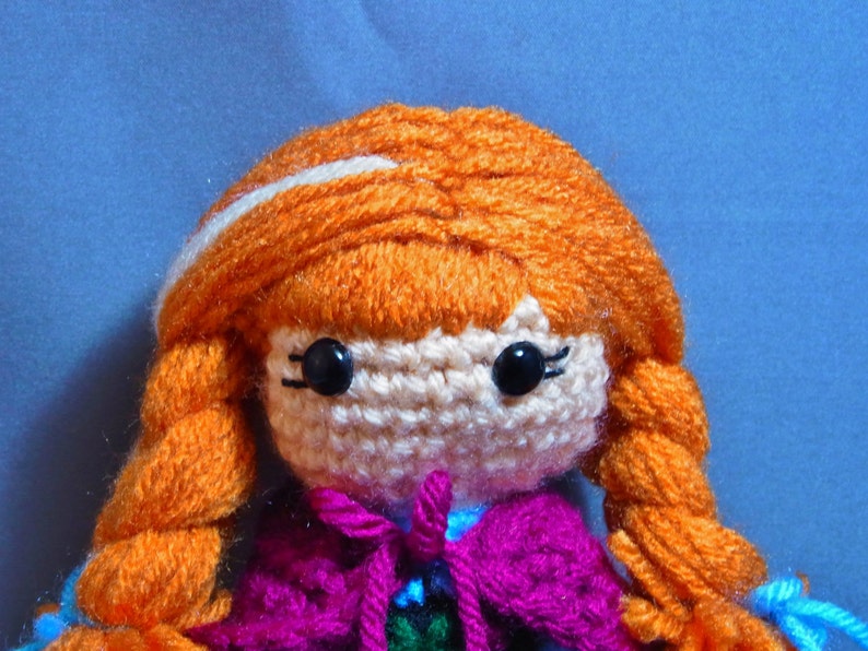 PDF Pattern Cutie Winter Anna Inspired by Frozen Crochet Amigurumi Doll ...