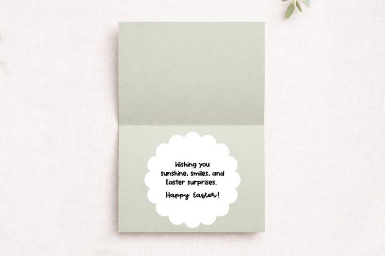 Easter Card Printable Sentiments SVG | Print Then Cut Inserts for ...