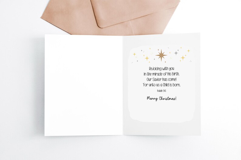 Christian Christmas Sentiments SVG – Nativity Scripture Card Inserts ...