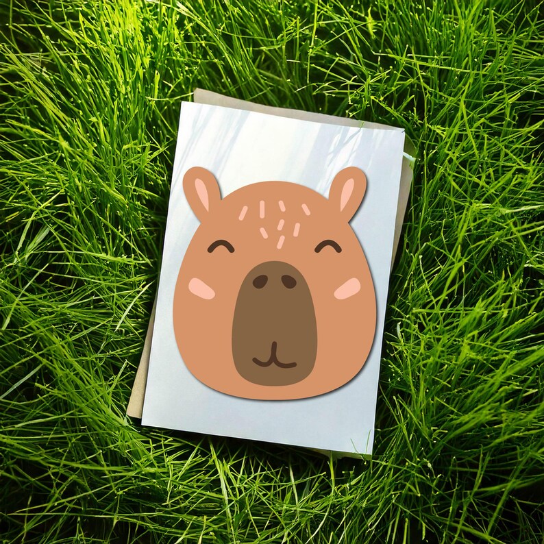 Capybara SVG File: Layered Cut Design for DIY Crafting, Cricut and ...