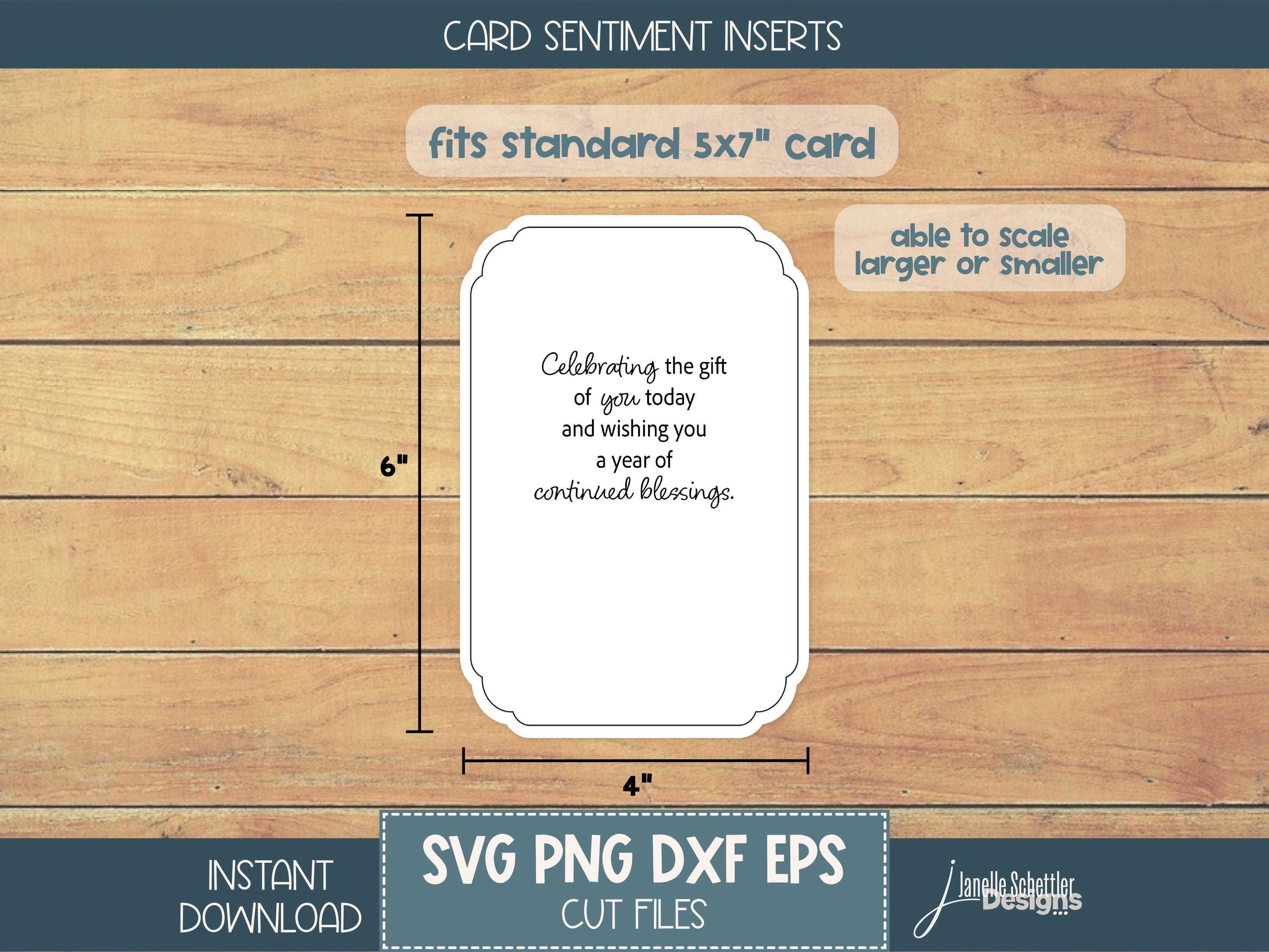 Printable Christmas Christian Greeting Card Sentiment Bundle With ...