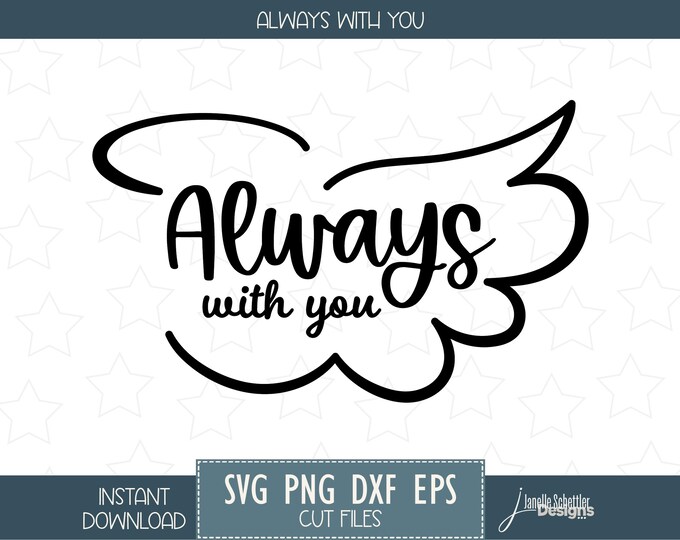 Angel Wings SVG Memorial SVG - in Loving Memory Angel Your Wings ...