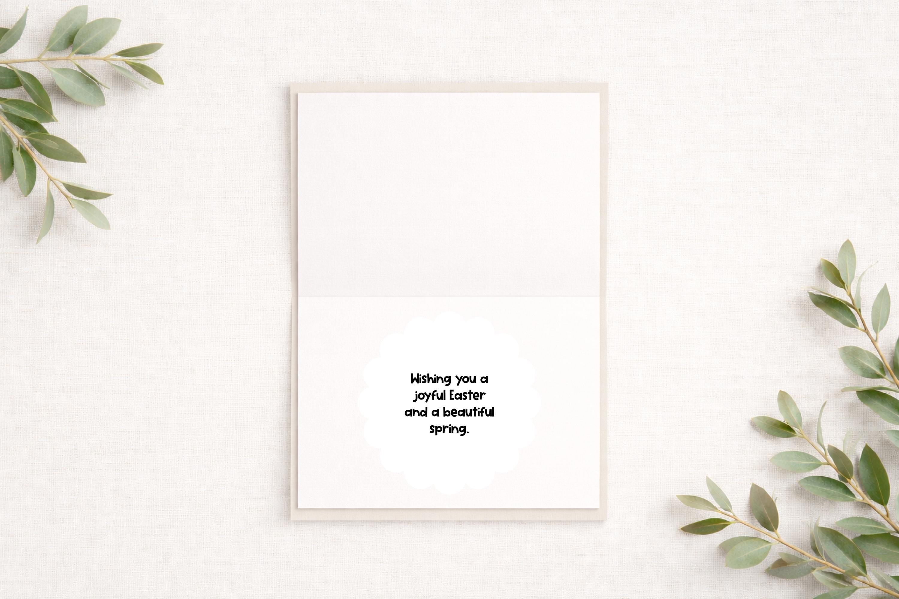 Easter Card Printable Sentiments SVG | Print Then Cut Inserts for ...