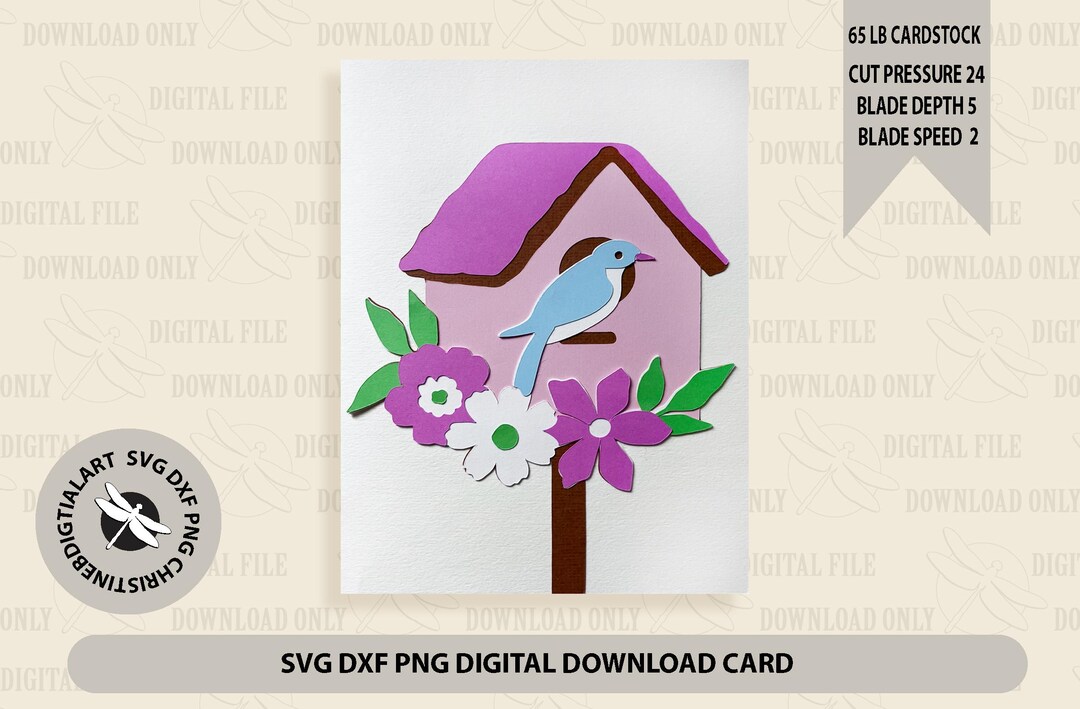 Bluebird Birdhouse SVG – Craft a Little Piece of Nature, Digital ...