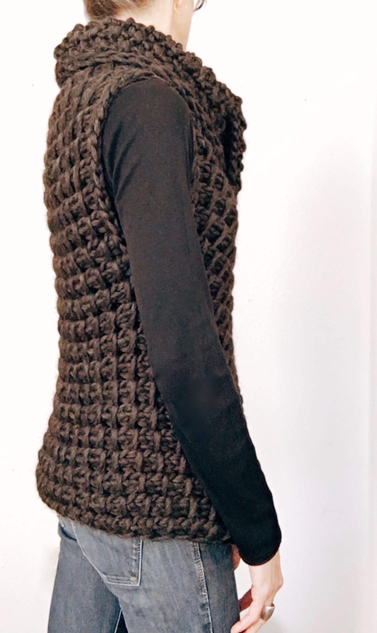 KNITTING PATTERN pdf Instructions to make: the Knit TC Vest | Etsy