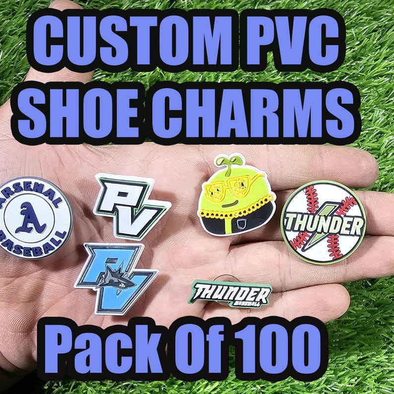 Custom PVC Shoe Charms: Party & Event Decor - Etsy