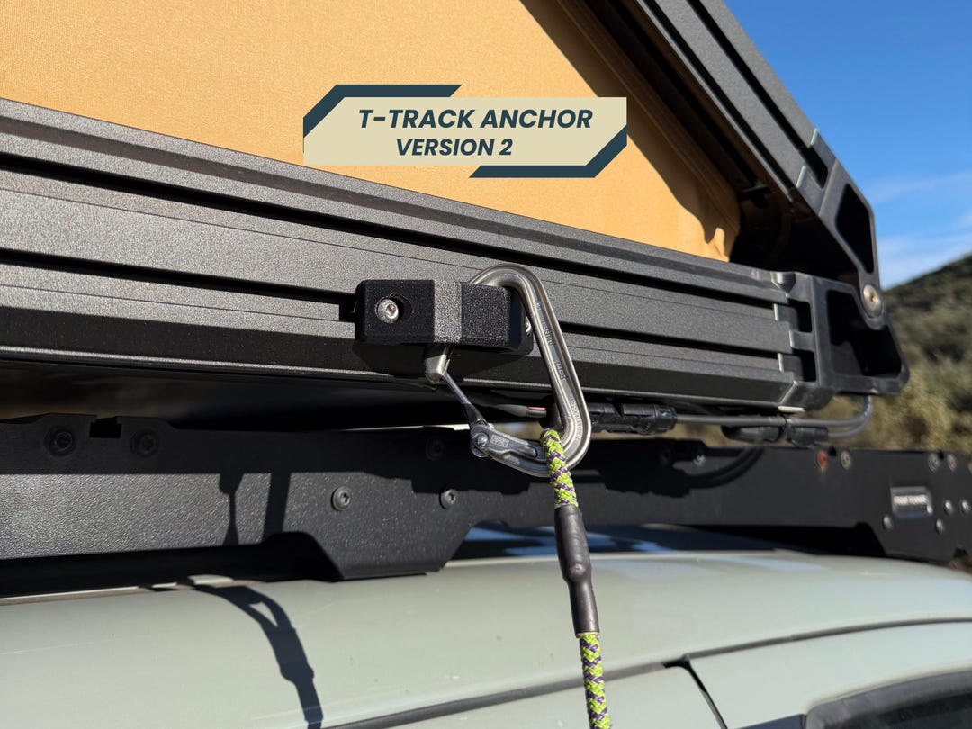 Overland Camper T-track Anchor Point —VERSION 2— - Etsy
