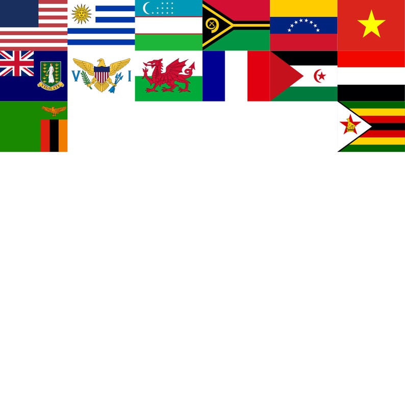 World Flags SVG Bundle: 250+ Country Flags, Vector Graphics (digital ...