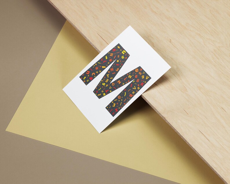 Digital Alphabet Clipart: Modern Lettering Art, SVG Letters (instant ...