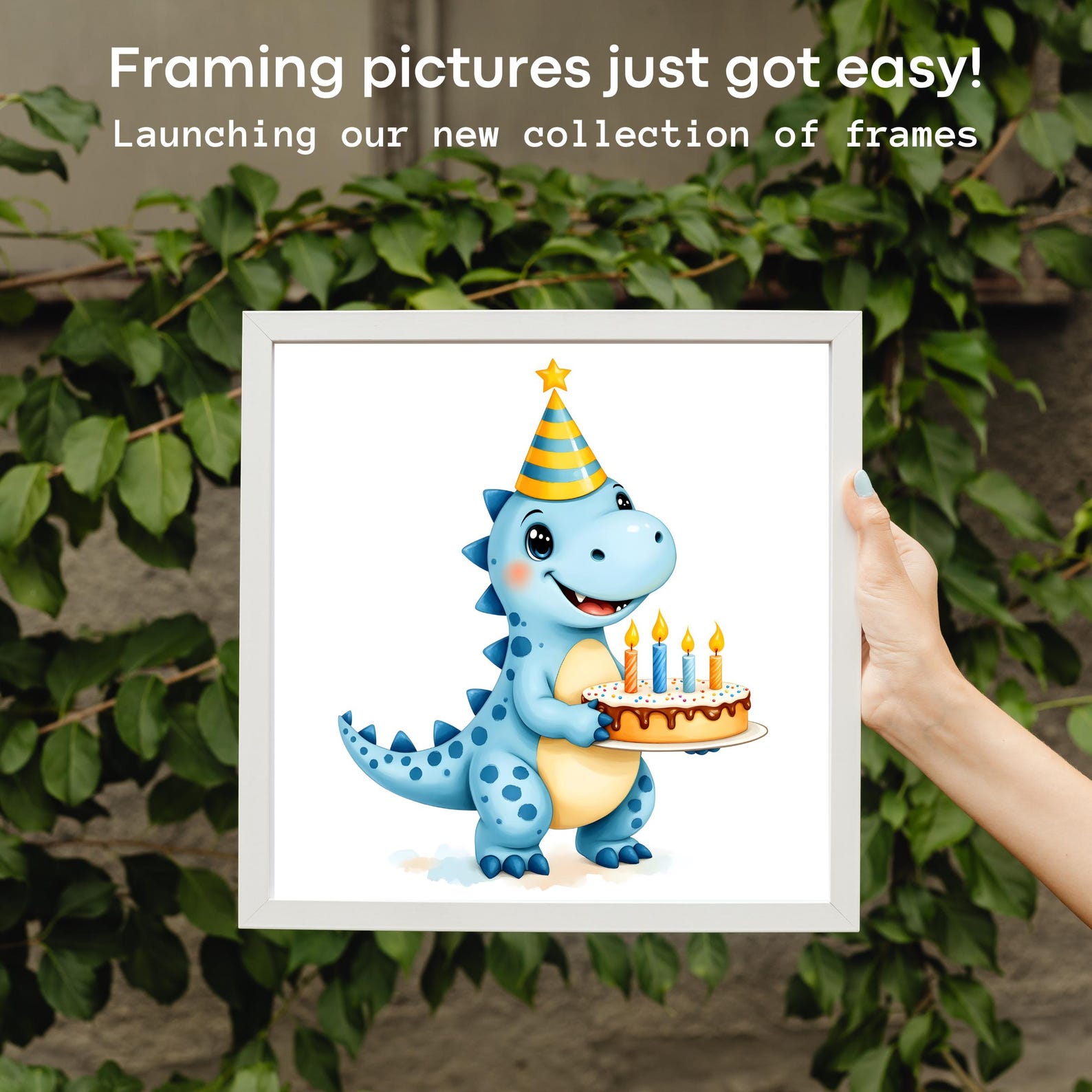 Dinosaur Birthday Clipart Set: First Birthday Party Decor (digital ...