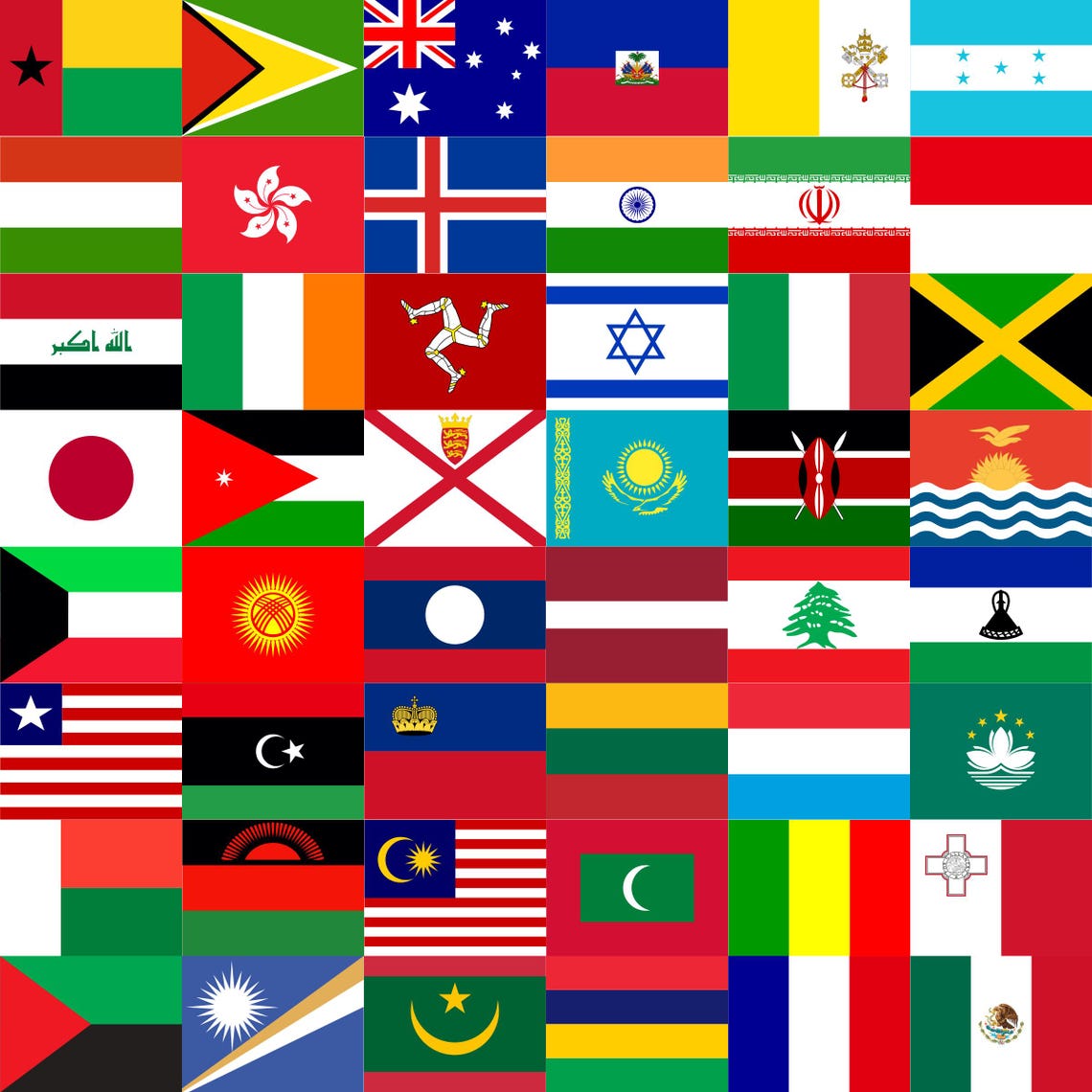 World Flags SVG Bundle: 250+ Country Flags, Vector Graphics (digital ...