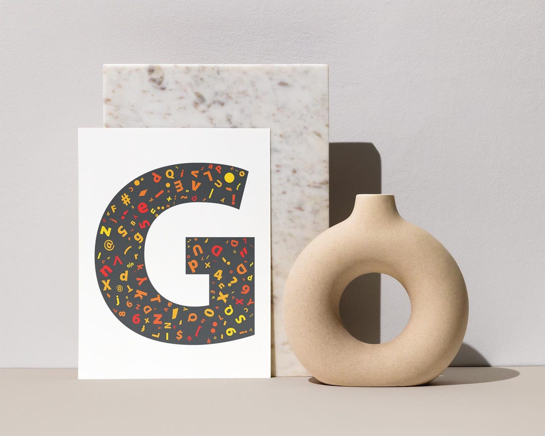 Digital Alphabet, Alphabet Letters, Instant Download, Modern & Fun ...