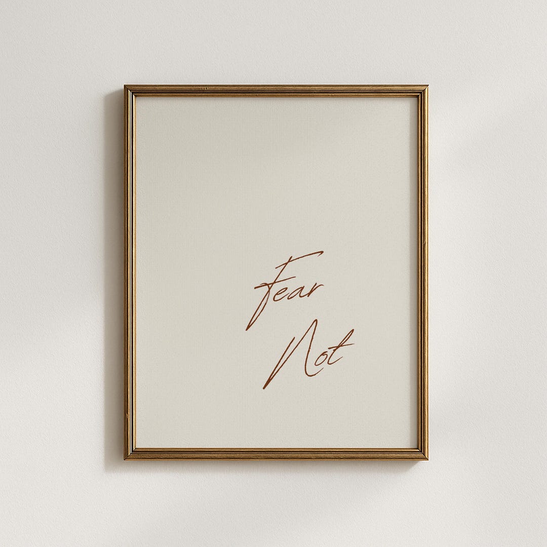 Printable Christian Scripture Wall Art for Anxiety and Fear Faith Based ...
